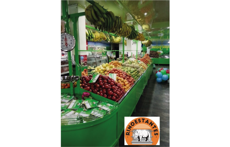 Estantes Central de 1 Nivel – Rino Estantes